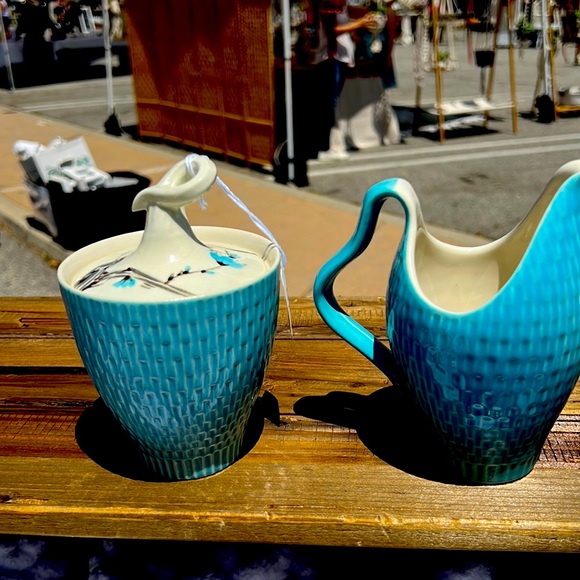 red wing | Kitchen | Vintage Red Wing Sugar And Creamer 96s Mid Century ...